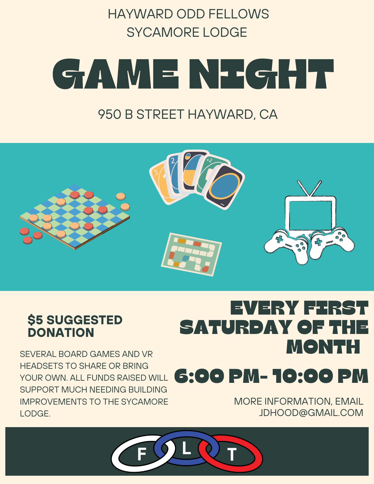 2/7/26 Game Night! | Hayward Odd Fellows